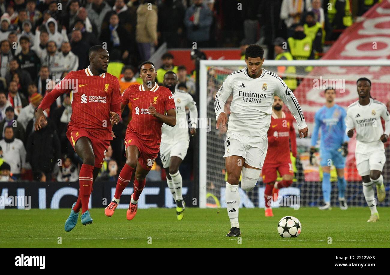 Jude Bellingham in action during the UEFA 2024 Champions League group ...