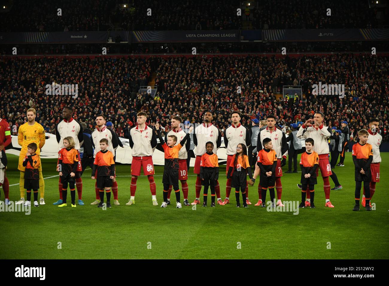Atmosphere before kick off in the UEFA 2024 Champions League group ...