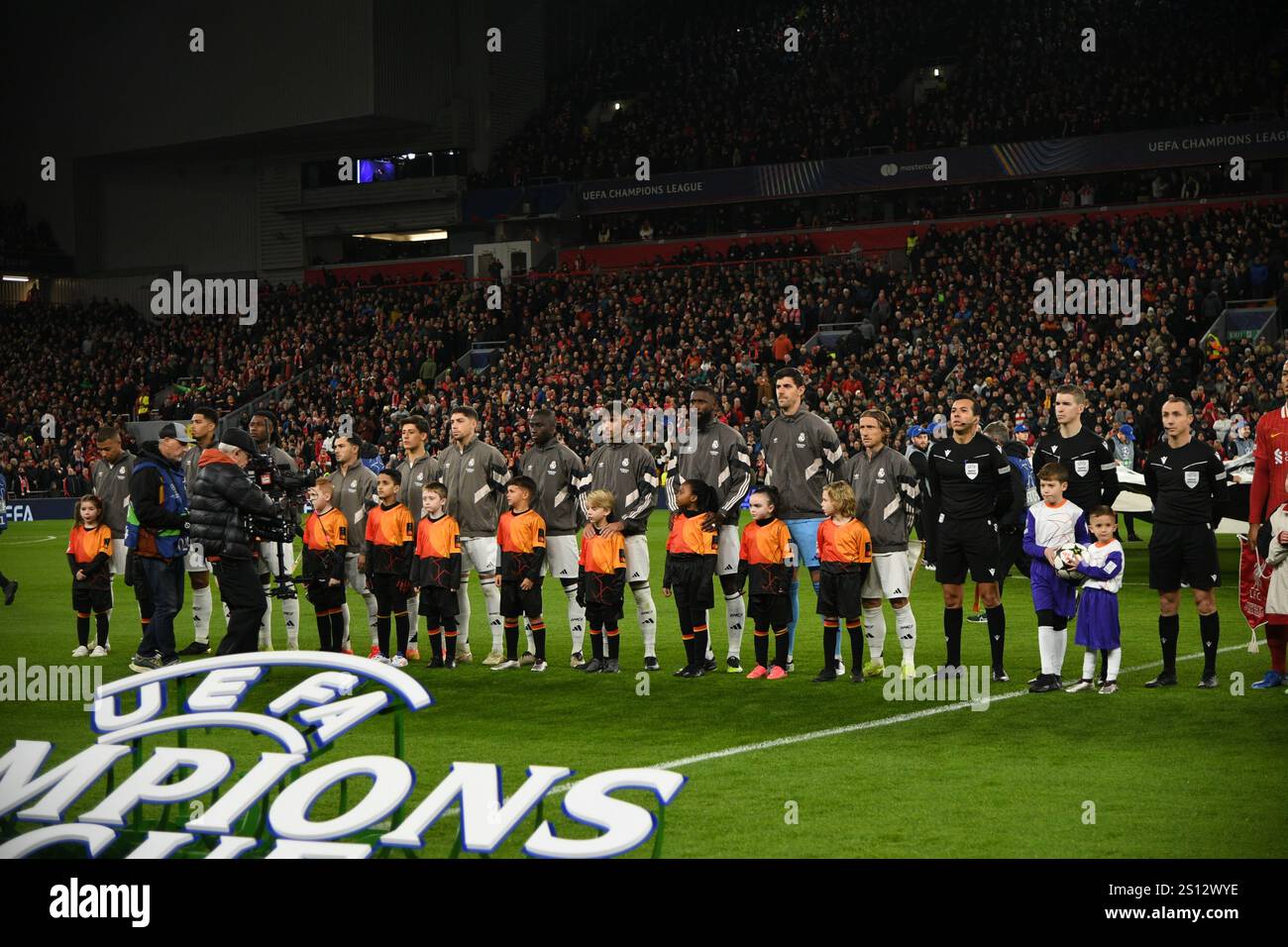 Atmosphere before kick off in the UEFA 2024 Champions League group ...