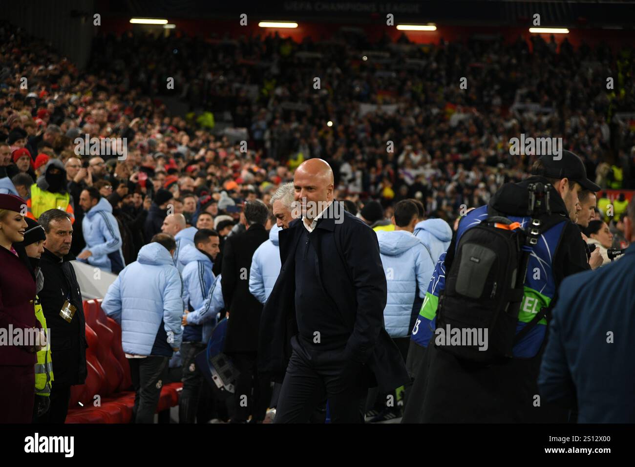 Atmosphere before kick off in the UEFA 2024 Champions League group ...