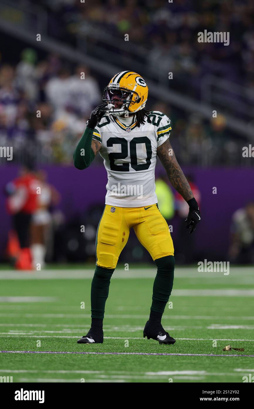Green Bay Packers safety Javon Bullard lines up for a play against the ...