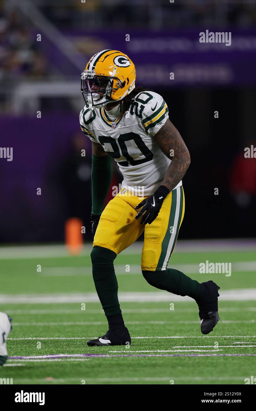 Green Bay Packers safety Javon Bullard lines up for a play against the ...