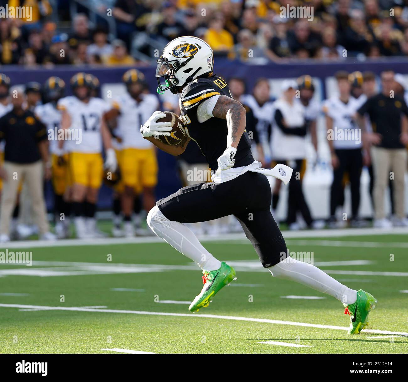 December 30, 2024: University of Missouri Tigers WR #1 Theo Wease Jr ...