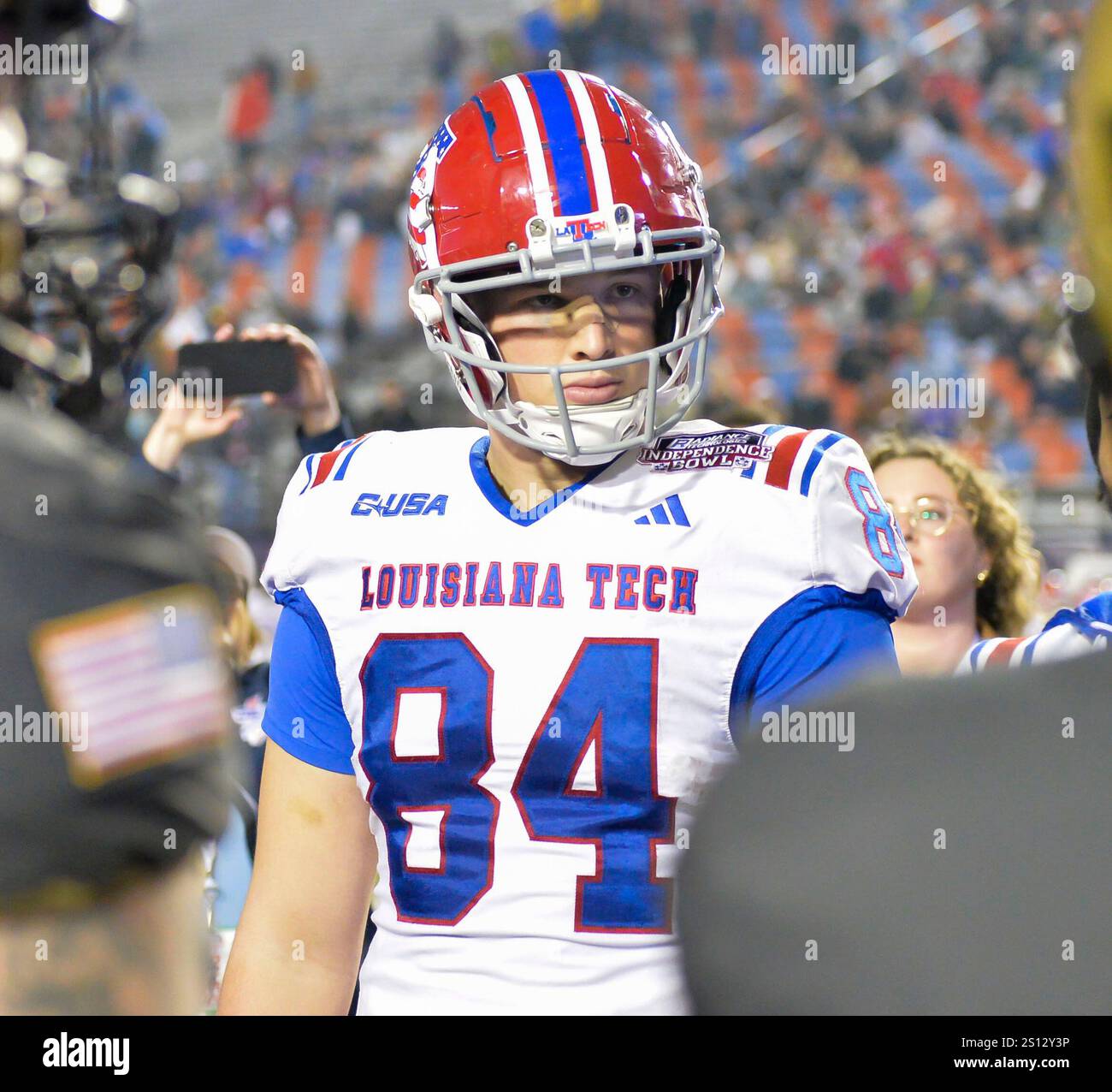 Shreveport, Louisiana, USA. 28th Dec, 2024. Louisiana Tech Bulldogs tight end ELI FINLEY (84 ...