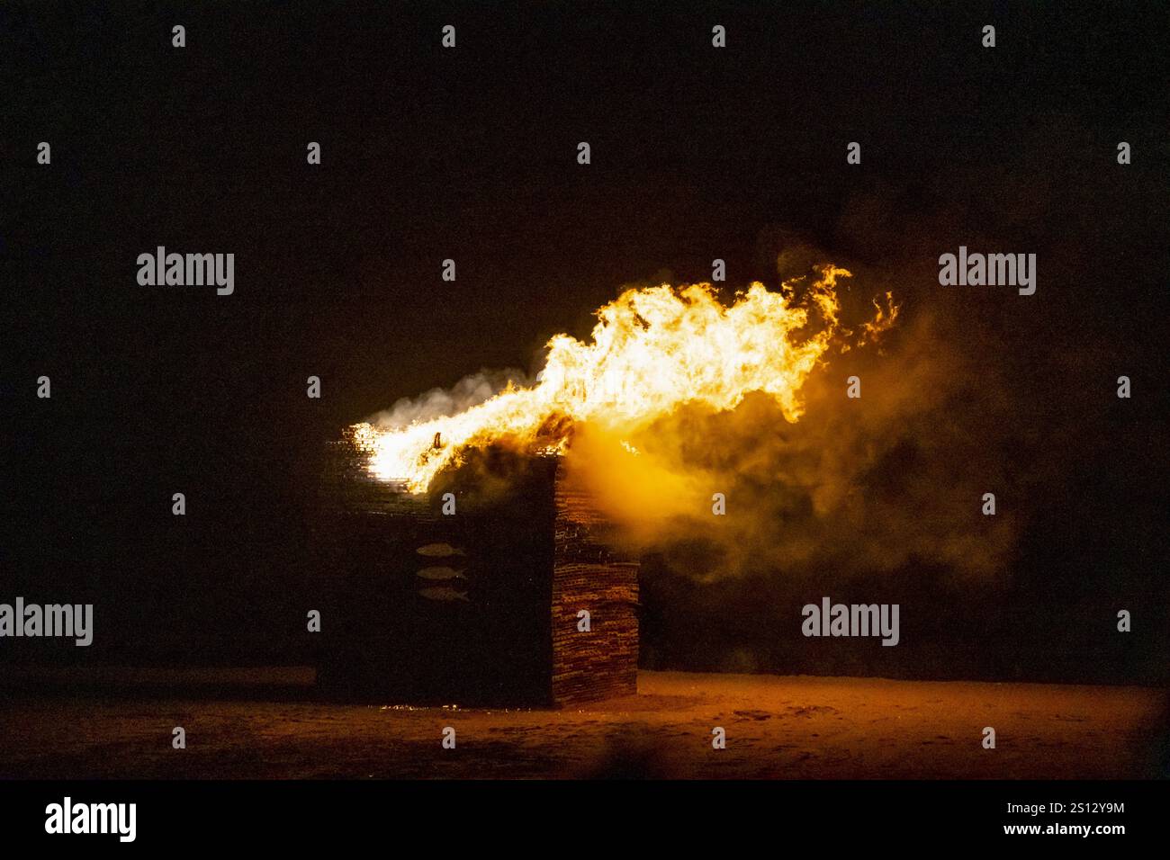 Scheveningen beach, Netherlands. 30th December, 2024. SCHEVENINGEN ...