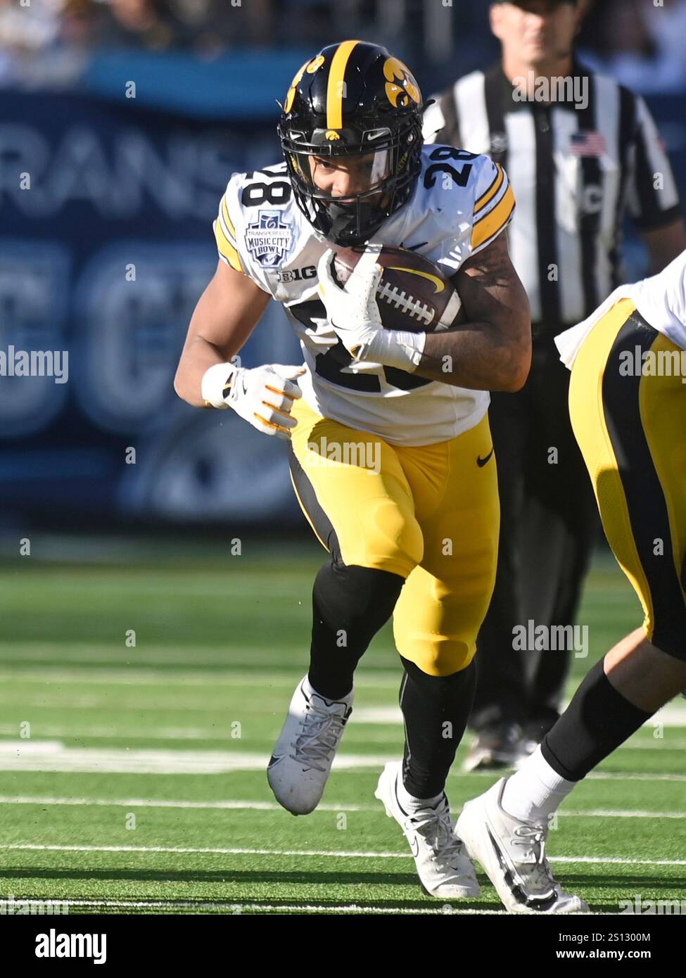 NASHVILLE, TN - DECEMBER 30: Iowa Hawkeyes running back Kamari Moulton ...