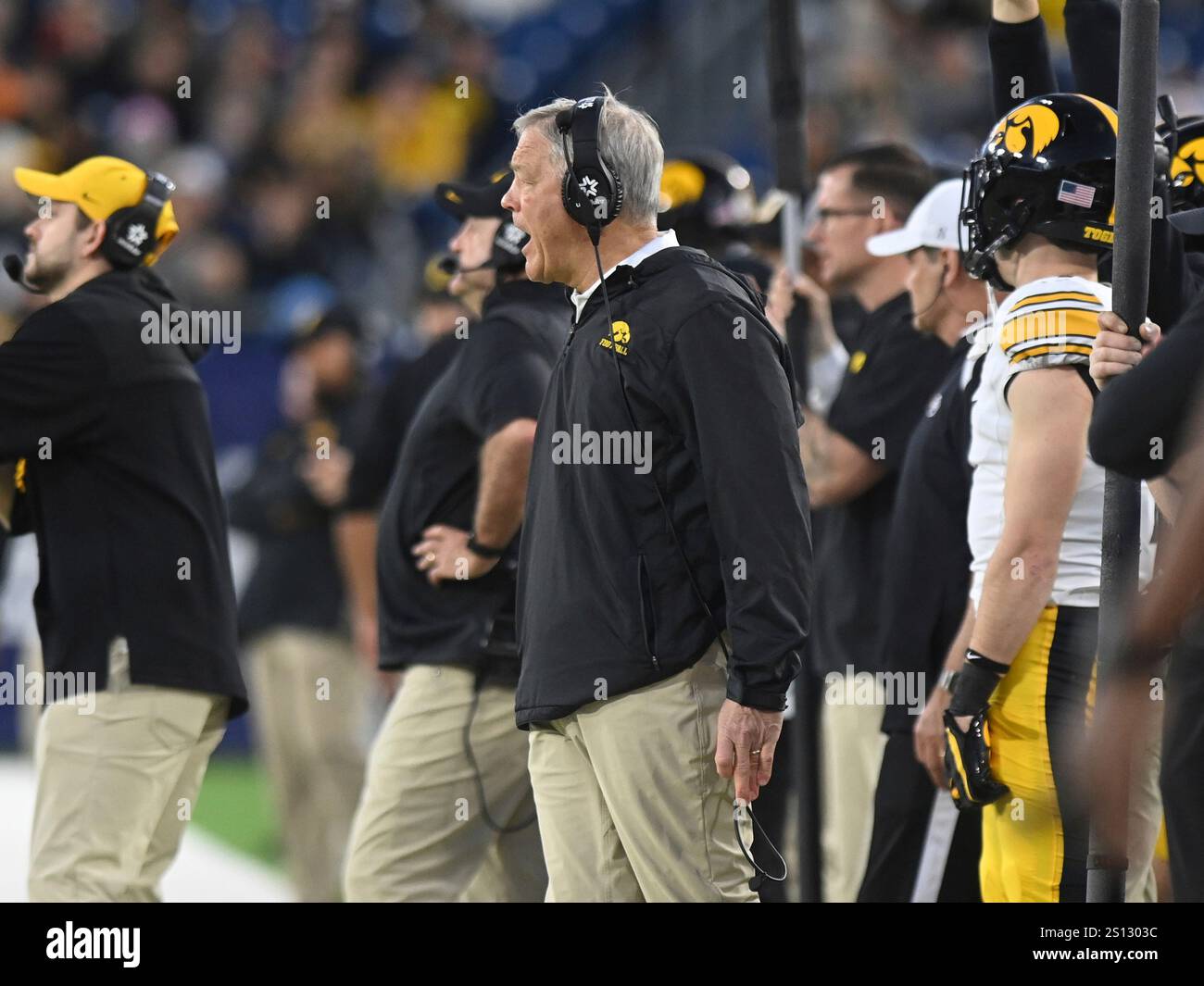 NASHVILLE, TN - DECEMBER 30: Iowa Hawkeyes head coach Kirk Ferenz ...