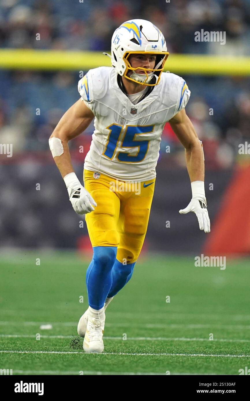 Los Angeles Chargers wide receiver Ladd McConkey (15) during an NFL ...