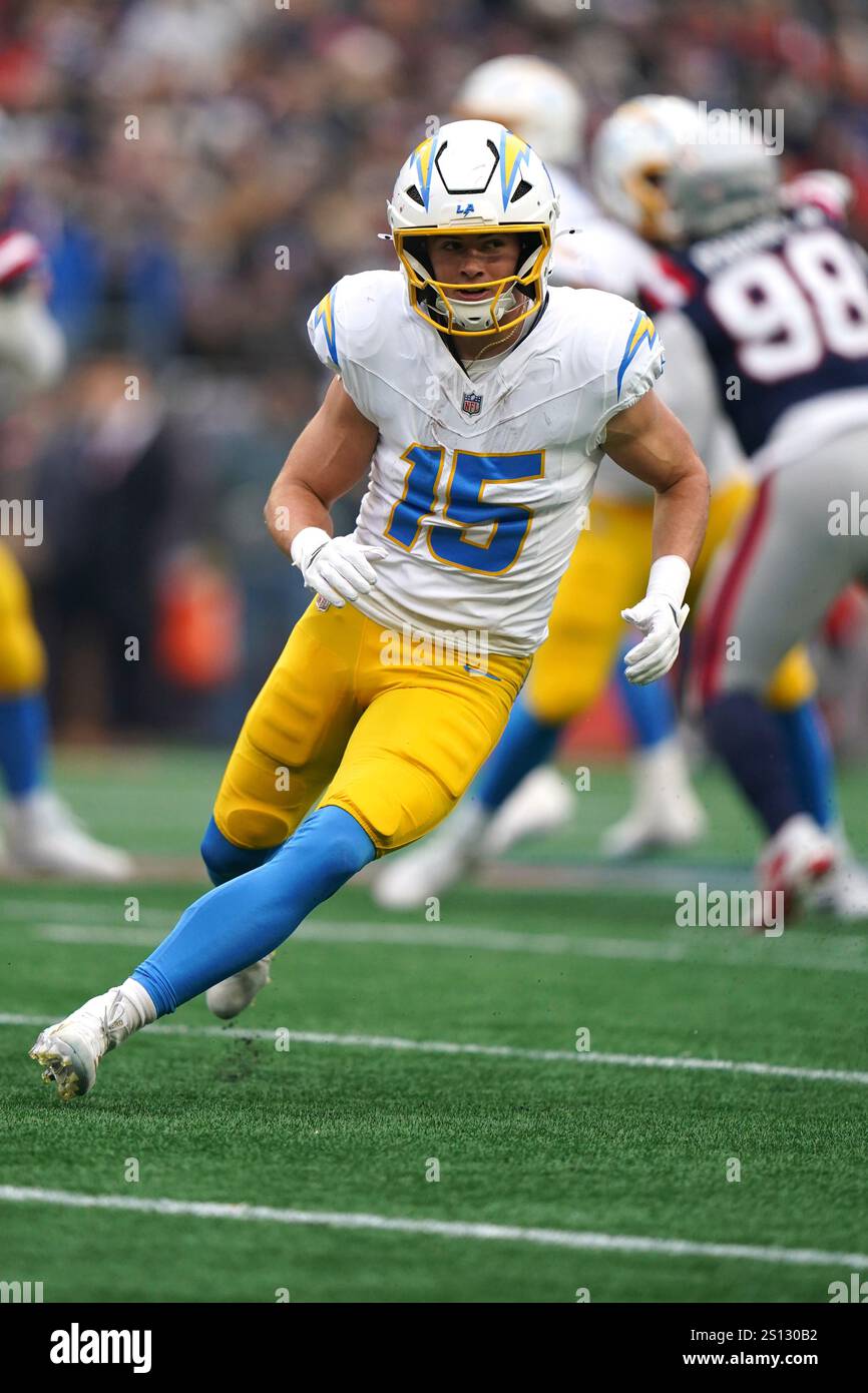 Los Angeles Chargers wide receiver Ladd McConkey (15) during an NFL ...