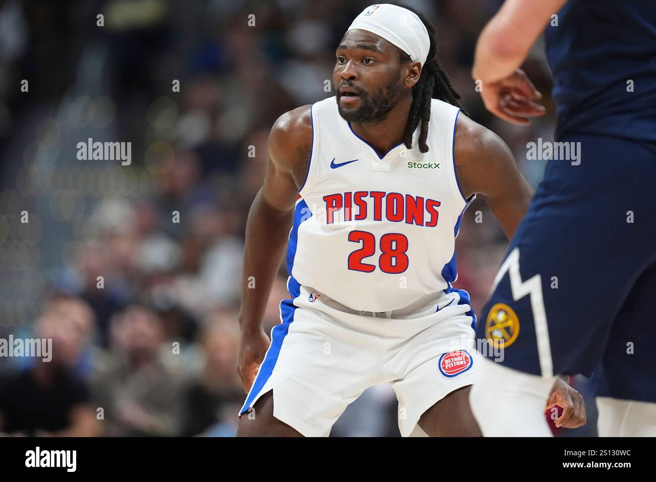 Detroit Pistons center Isaiah Stewart (28) in the first half of an NBA ...