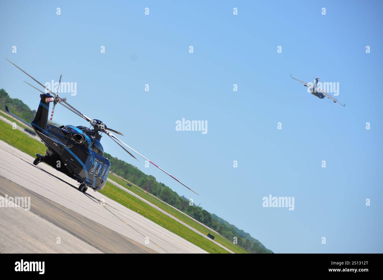 An AW-139 helicopter, the civilian variant of the U.S. Air Force's new ...