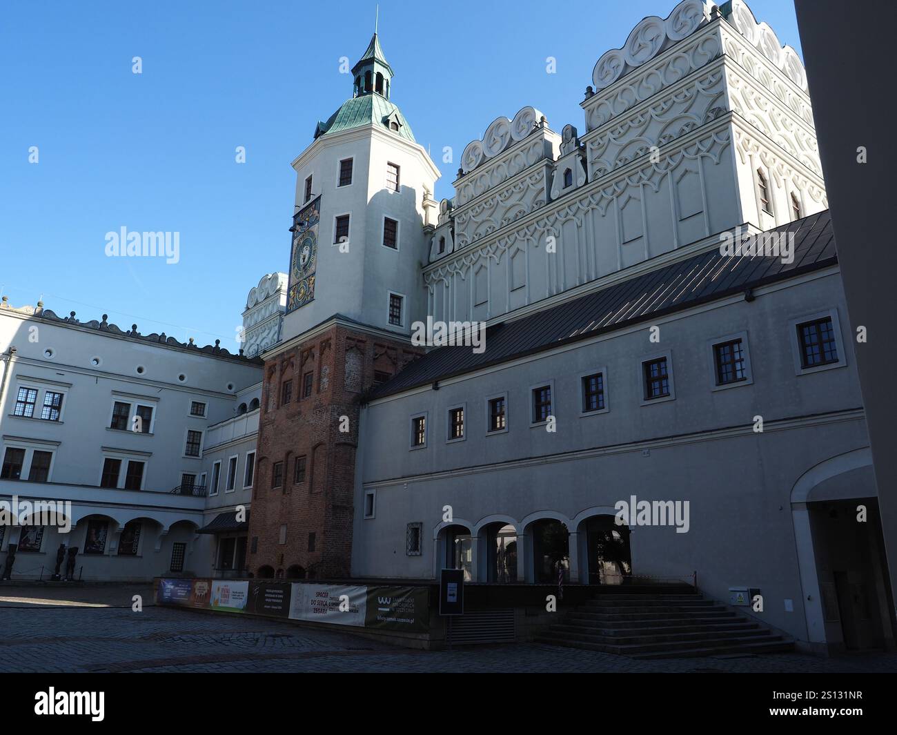 The clock tower of Pomeranian Dukes Castle (Ducal Castle of Szczecin ...