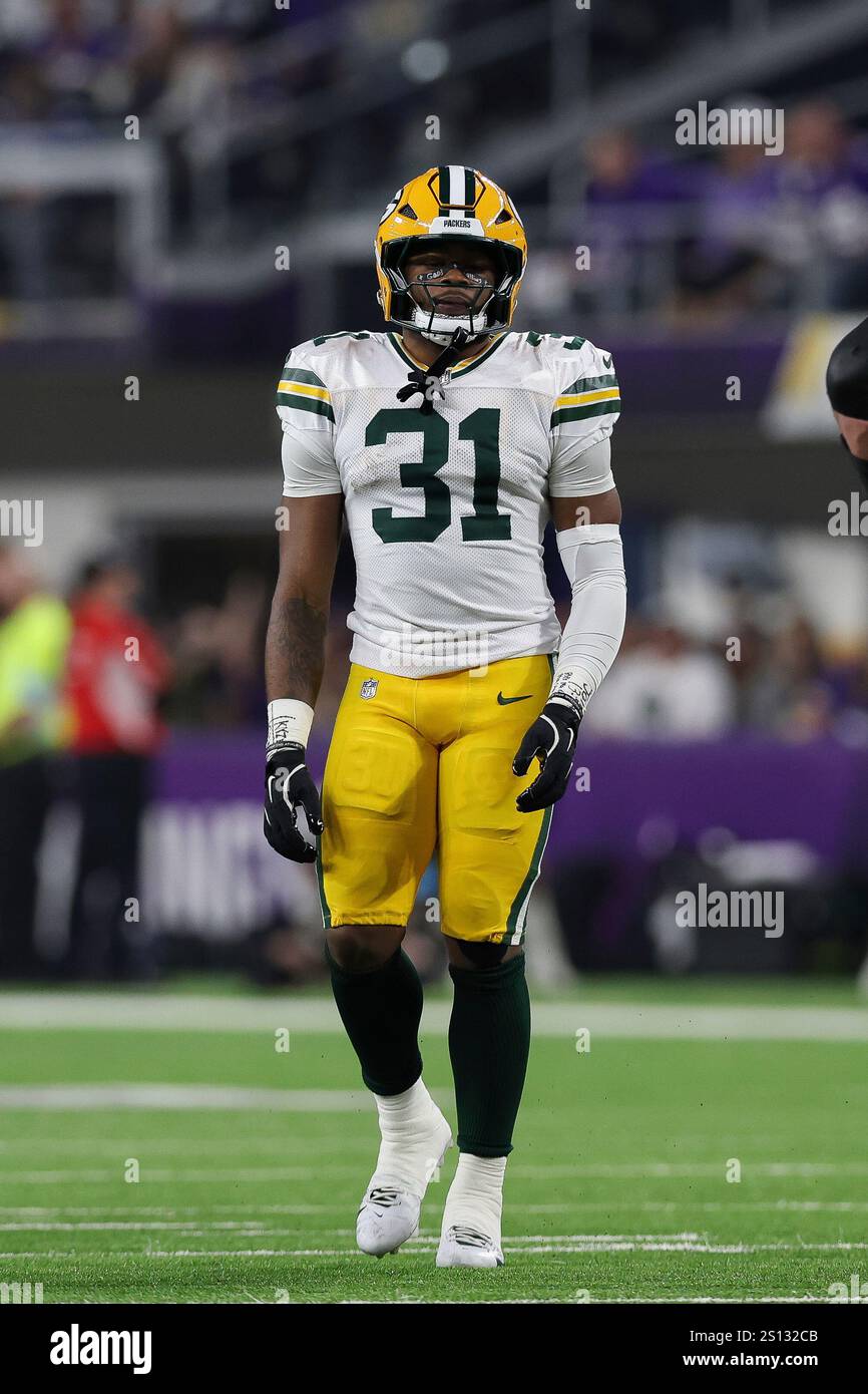 Green Bay Packers running back Emanuel Wilson walks on the field after ...