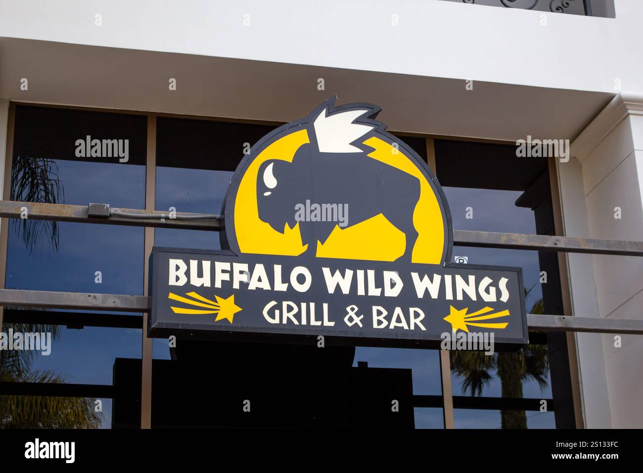 Los Angeles, California, United States: 04-07-2019: A store front sign ...