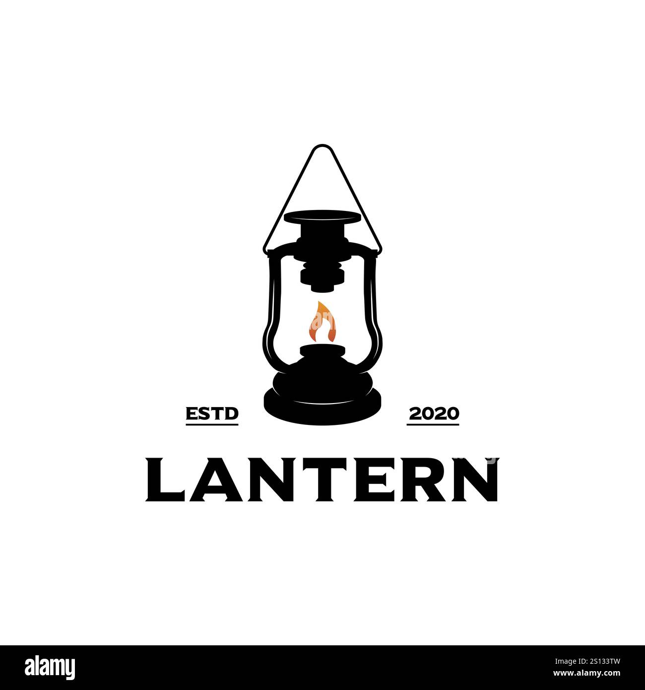 Lantern Vintage Logo Design Inspiration Stock Vector Image & Art - Alamy
