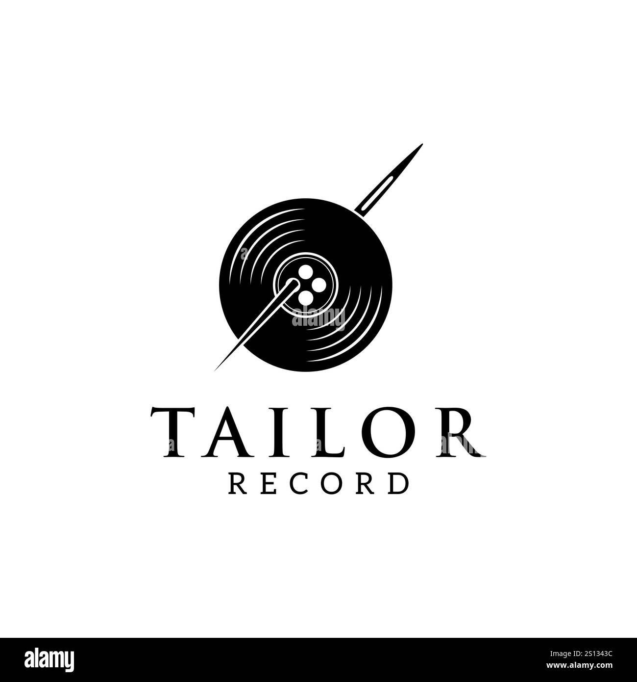 Needle thread sewing long Stock Vector Images - Alamy