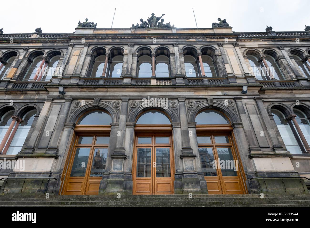 The Front Entrance of the National Museum of Scotland, Chambers St ...