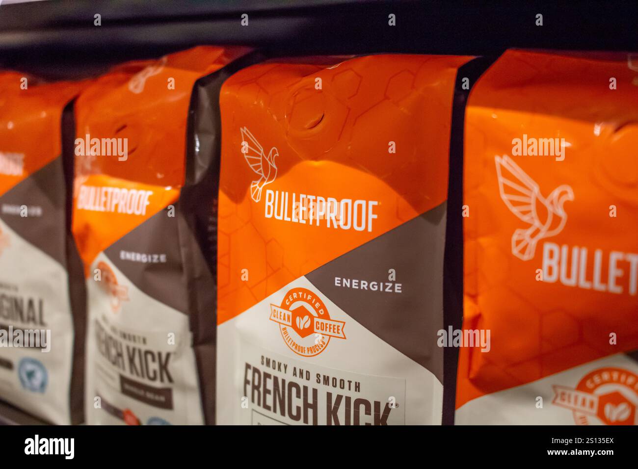 Los Angeles, California, United States: 04-07-2019: A view of several ...