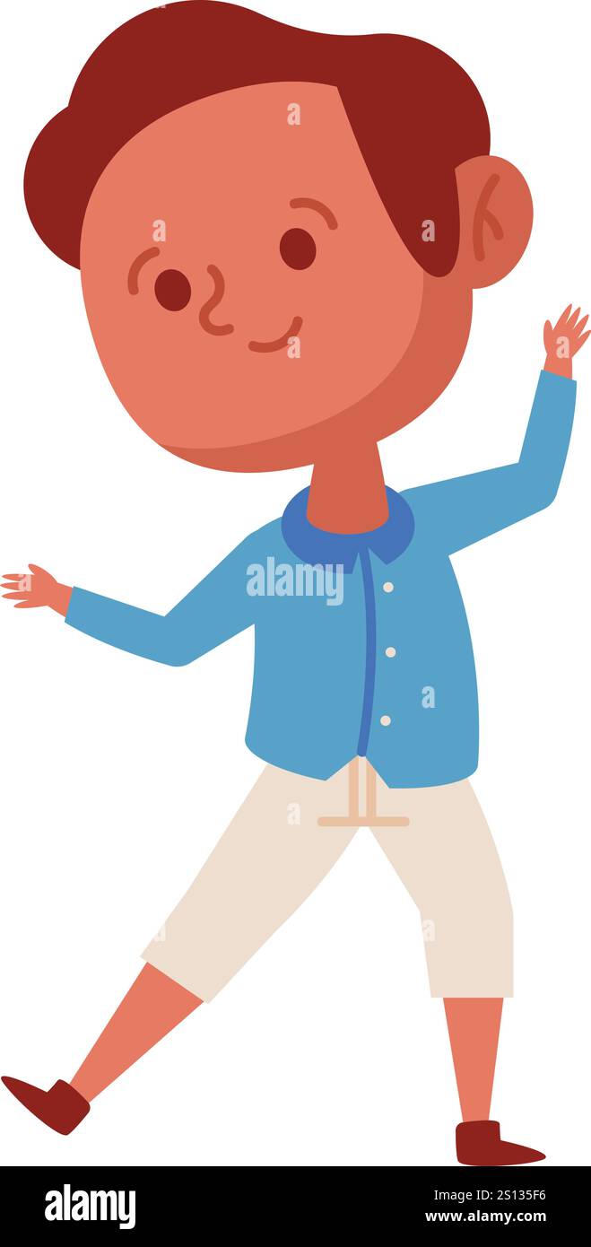 cute boy dancing Stock Vector Image & Art - Alamy