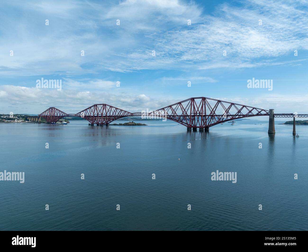 The Forth Bridge is a double track railway bridge over the Firth of ...