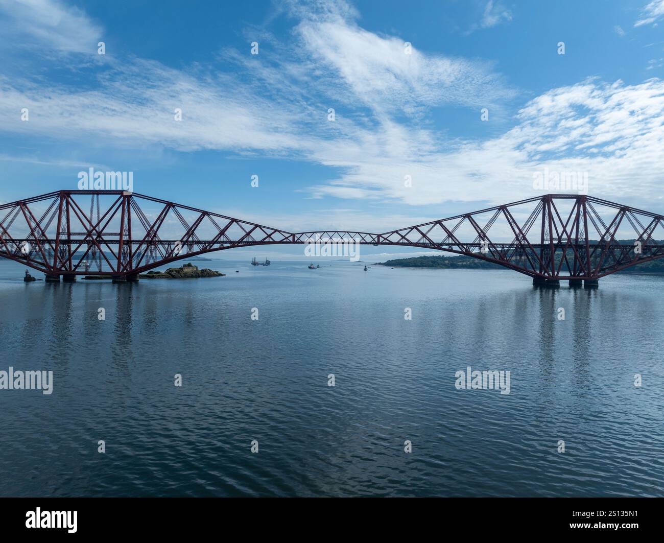 The Forth Bridge is a double track railway bridge over the Firth of ...