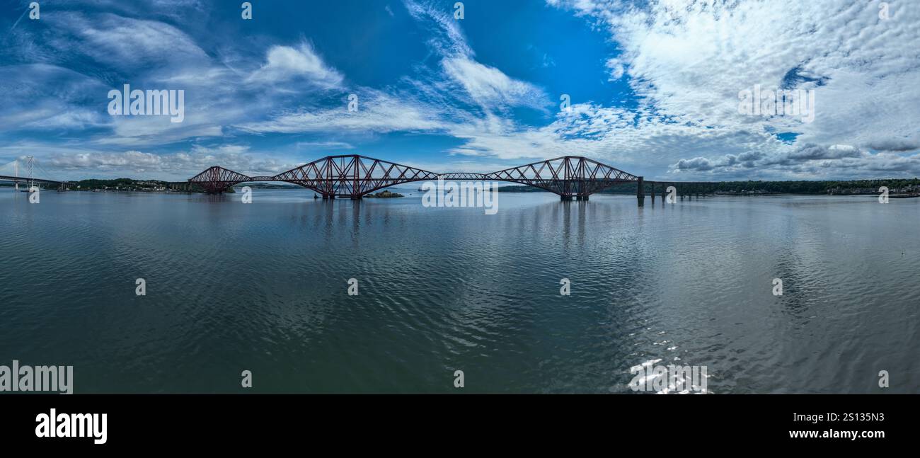 The Forth Bridge is a double track railway bridge over the Firth of ...