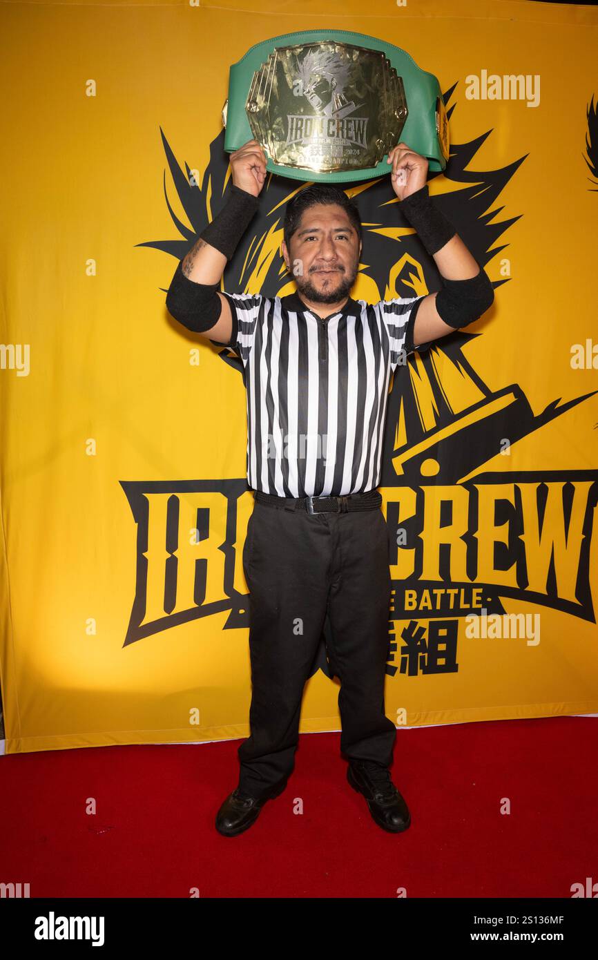 Los Angeles, United States. 29th Dec, 2024. Referee A. J. Macias ...