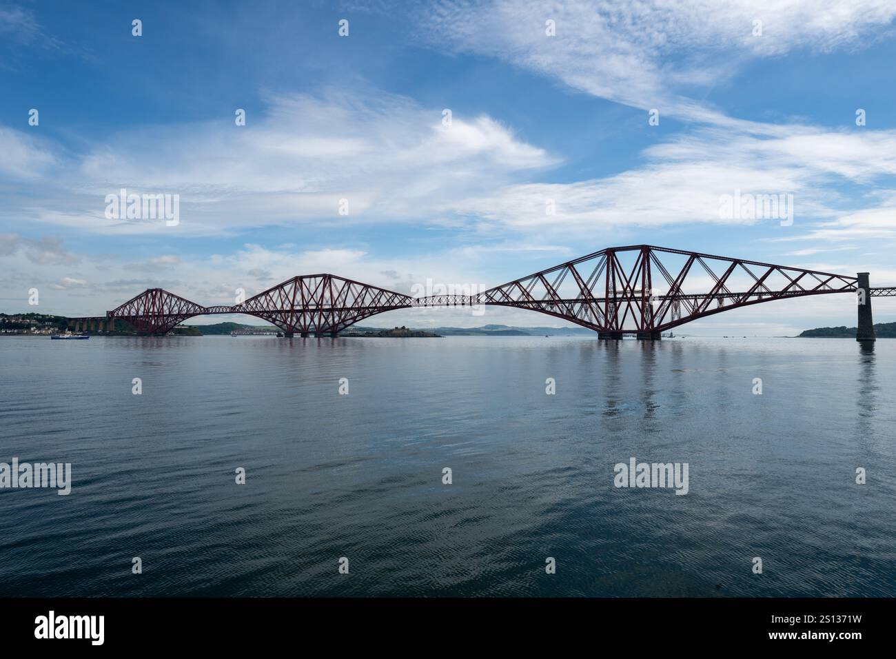 The Forth Bridge is a double track railway bridge over the Firth of ...