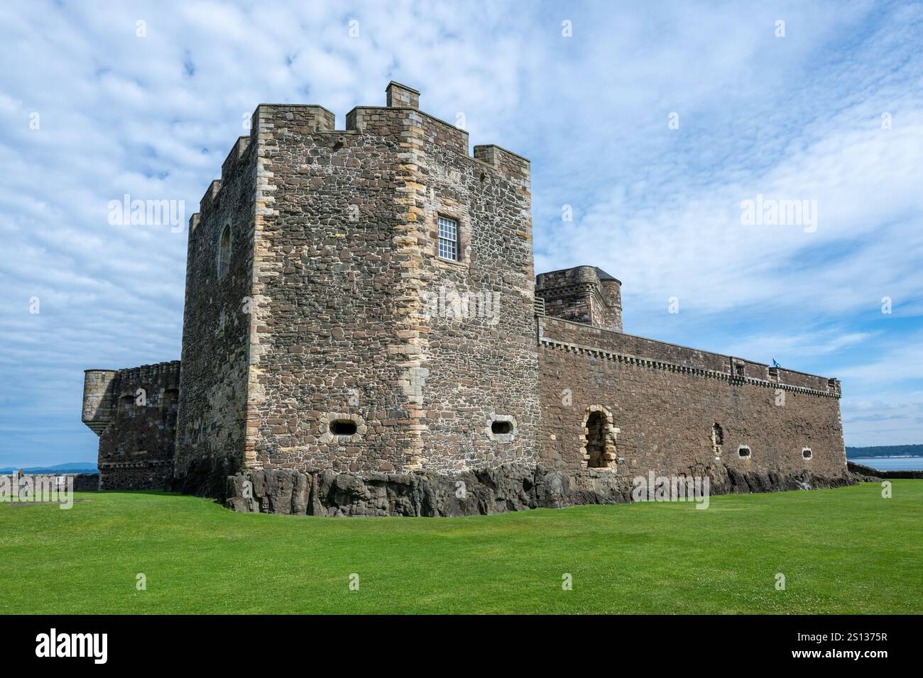 Blackness Castle, Scotland, built in the fifteenth century and used ...