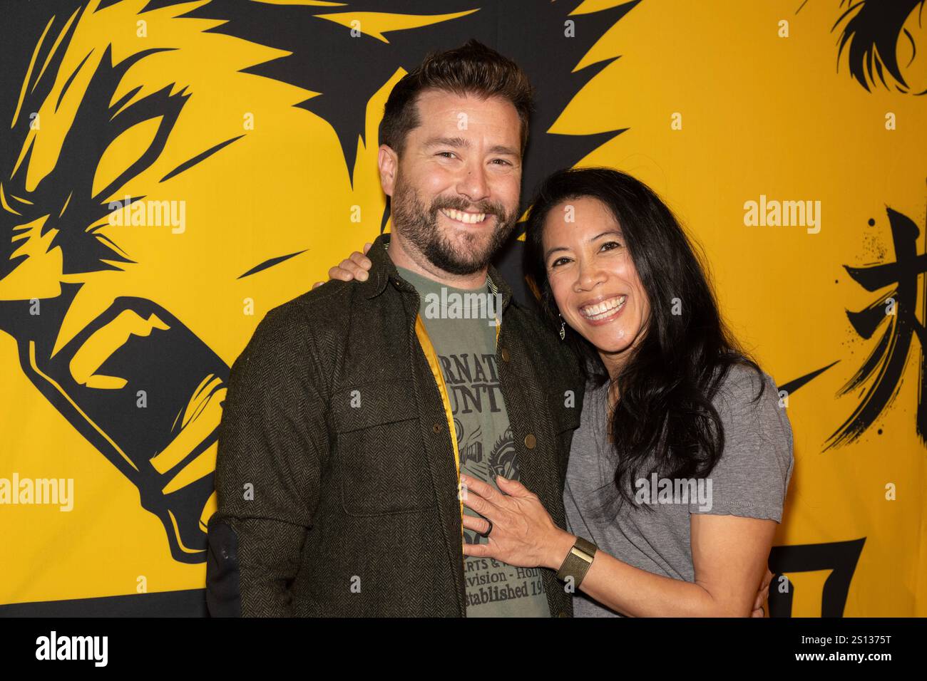 Los Angeles, United States. 29th Dec, 2024. Stuntman Kevin Gomez and ...