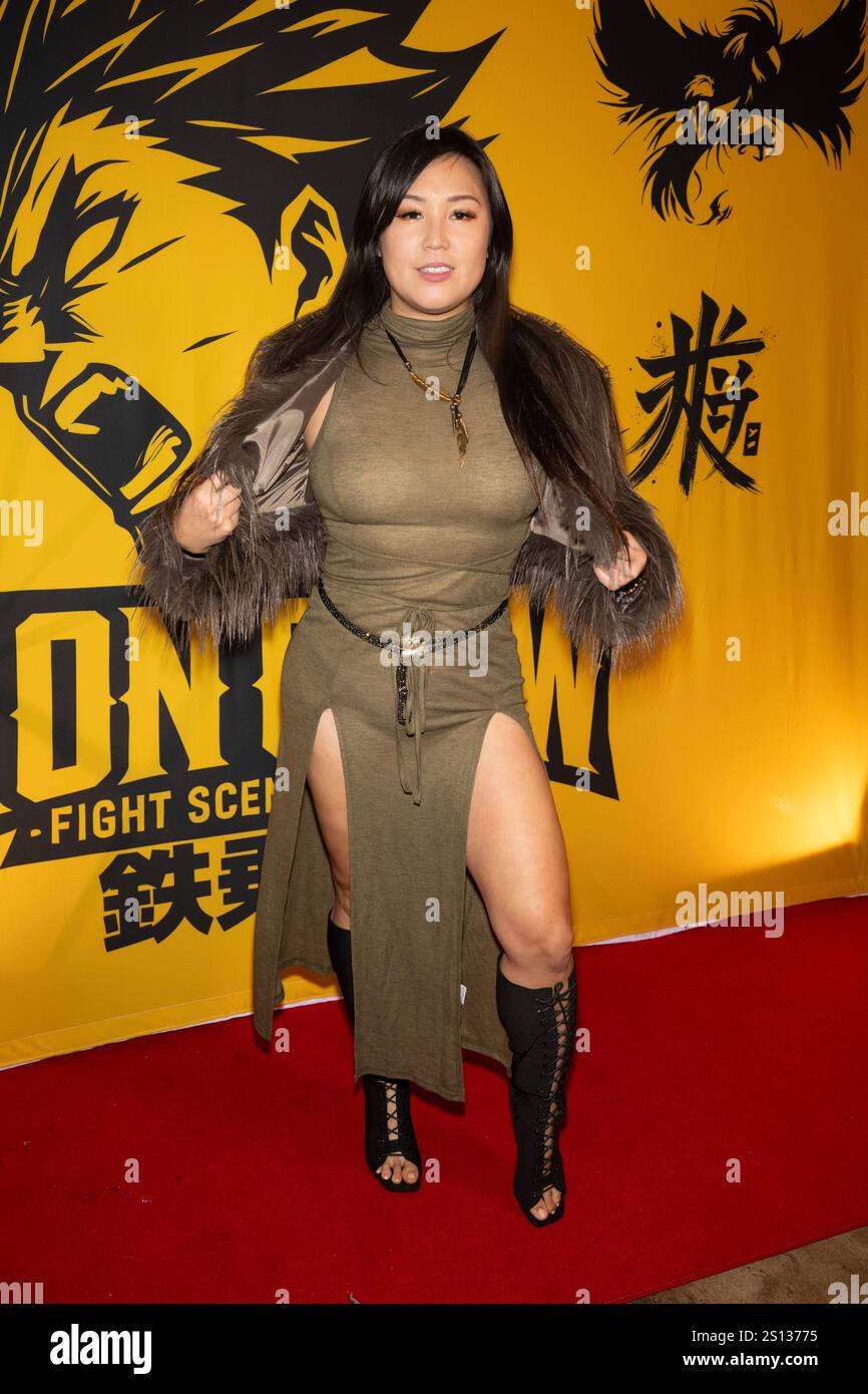 Los Angeles, United States. 29th Dec, 2024. Wrestler Zeda Zhang attends ...