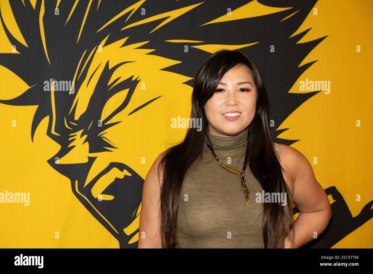Los Angeles, United States. 29th Dec, 2024. Wrestler Zeda Zhang attends ...