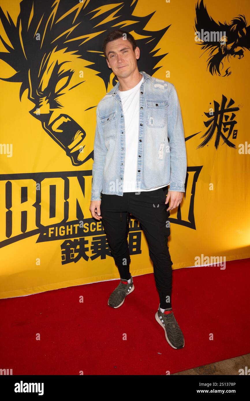 Los Angeles, United States. 29th Dec, 2024. Stuntman Erik Mukhametshin ...