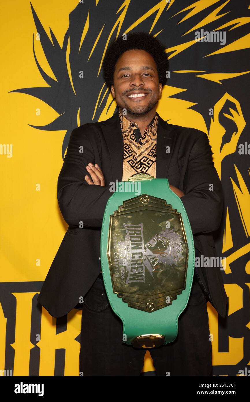 Actor Aver Hamilton II attends The Iron Crew 2024 – World’s First ...