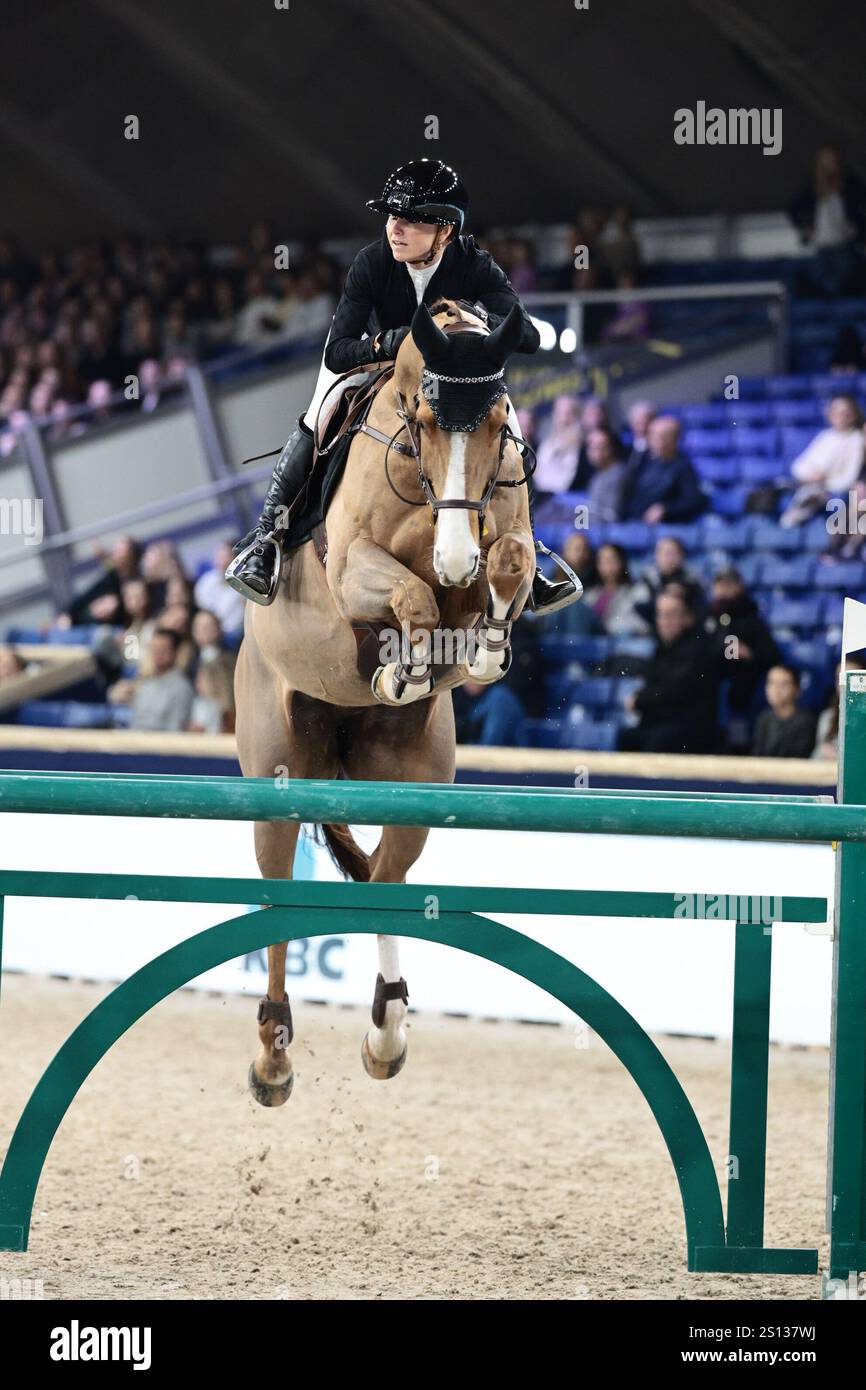 Caroline Devos-Poels of Netherlands with Ermitage d'Argouges during the ...