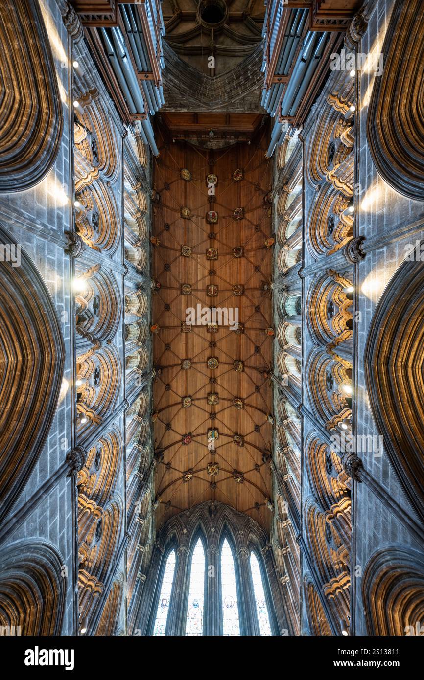 Glasgow, UK - July 13, 2024: Interior of Glasgow Cathedral featuring ...