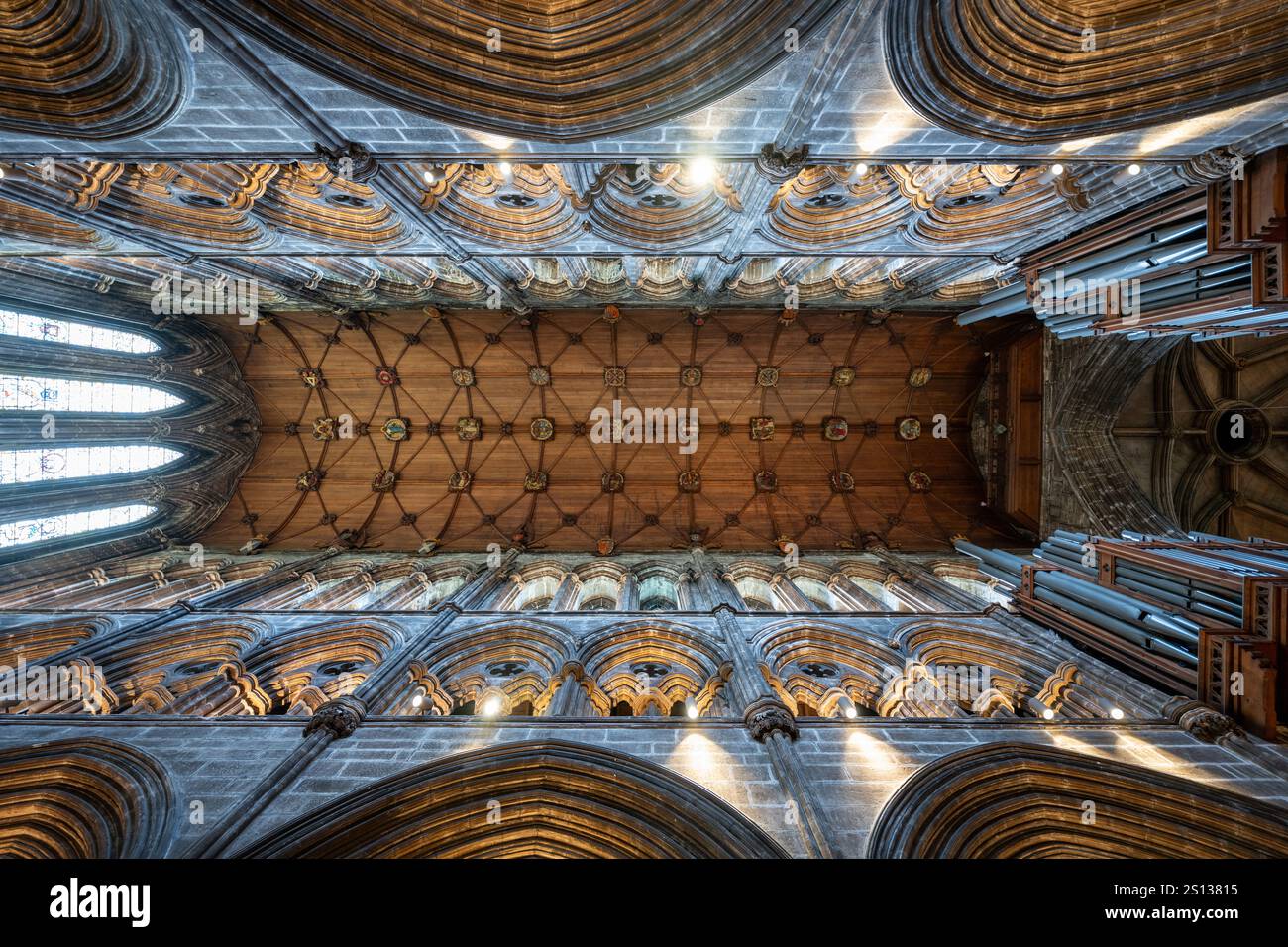 Glasgow, UK - July 13, 2024: Interior of Glasgow Cathedral featuring ...