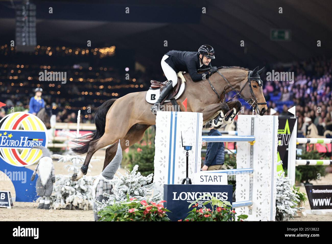 Ibrahim Bisharat of Jordan with Henriette during the Carlsberg CSI2* at ...