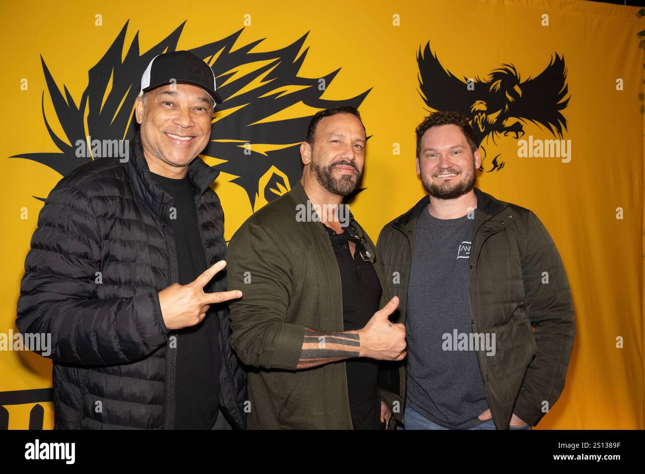 Director Ski-ter Jones, Stunt Coordinator Philip J Silvera and Director Wayne Dalglish attend ...