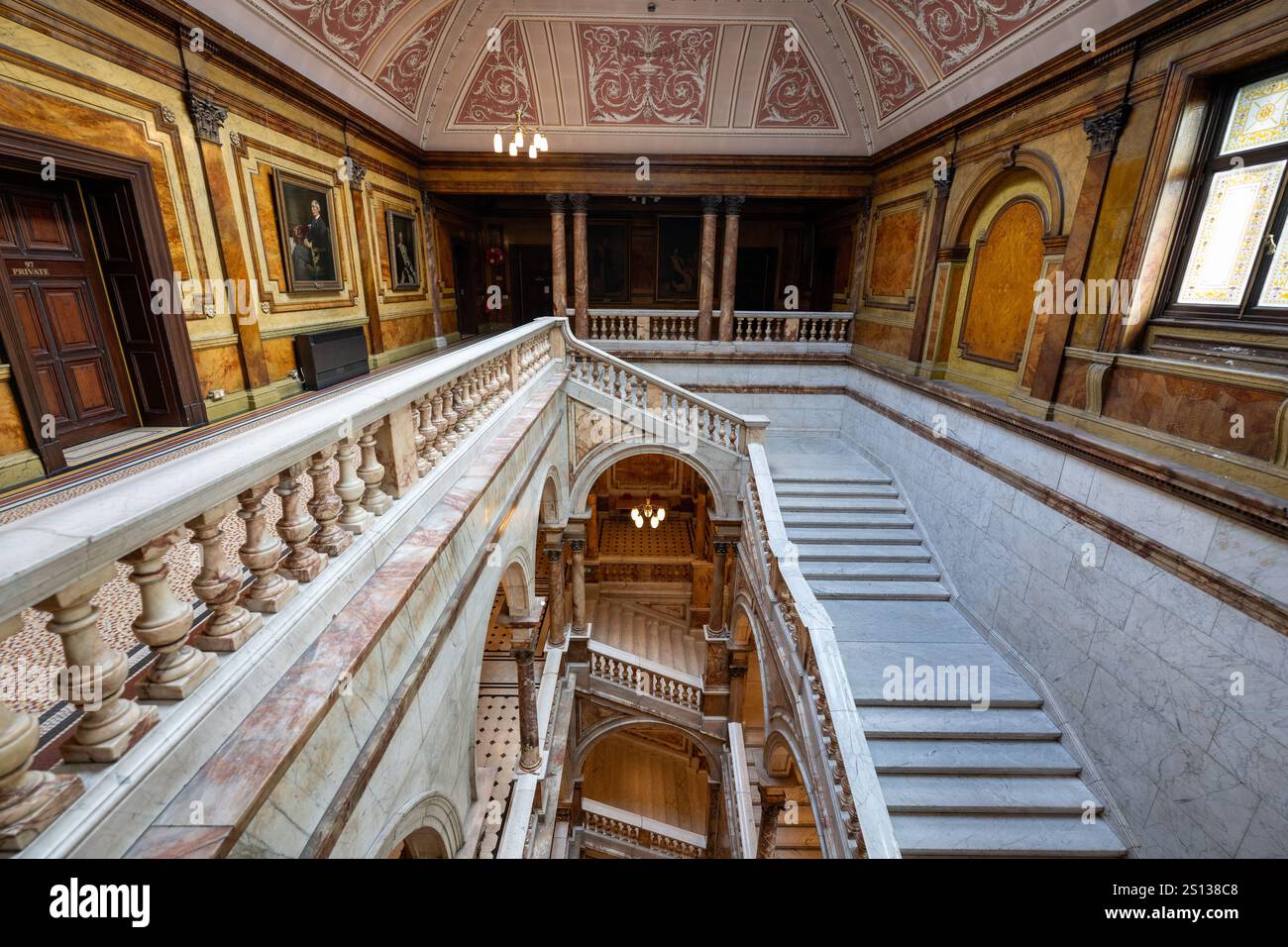 Glasgow, UK - Jul 12, 2024: The Glasgow City Chambers building ...