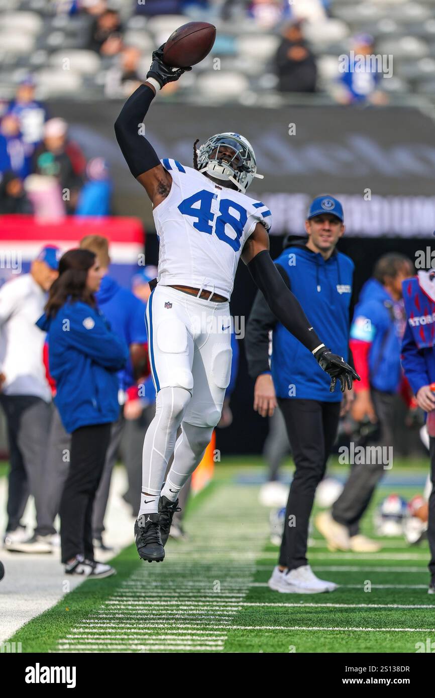 East Rutherford, New Jersey, USA. 29th Dec, 2024. Indianapolis Colts ...