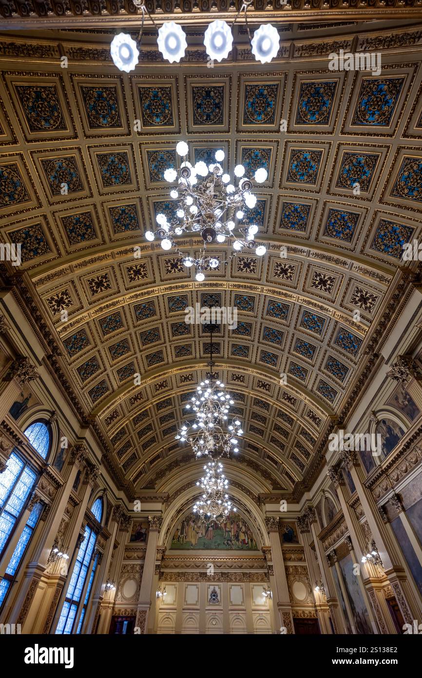 Glasgow, UK - Jul 12, 2024: The Glasgow City Chambers building ...