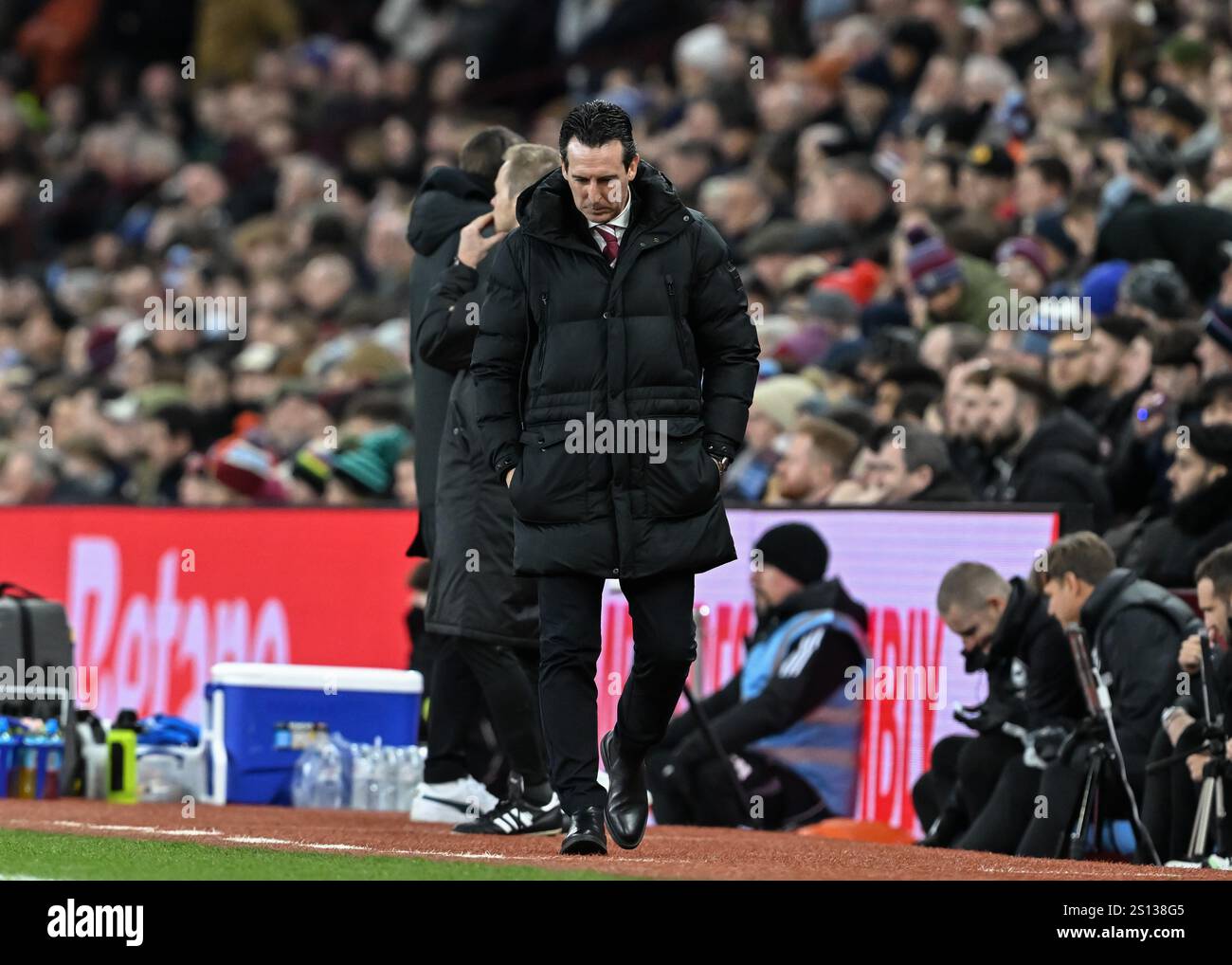 Birmingham, UK. 30th Dec, 2024. Unai Emery manager of Aston Villa ...