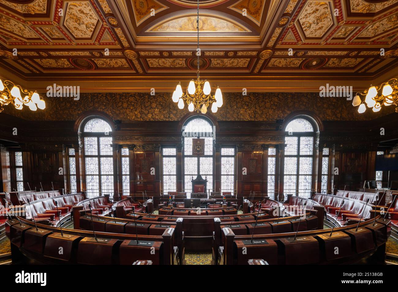 Glasgow, UK - Jul 12, 2024: The Glasgow City Chambers building ...