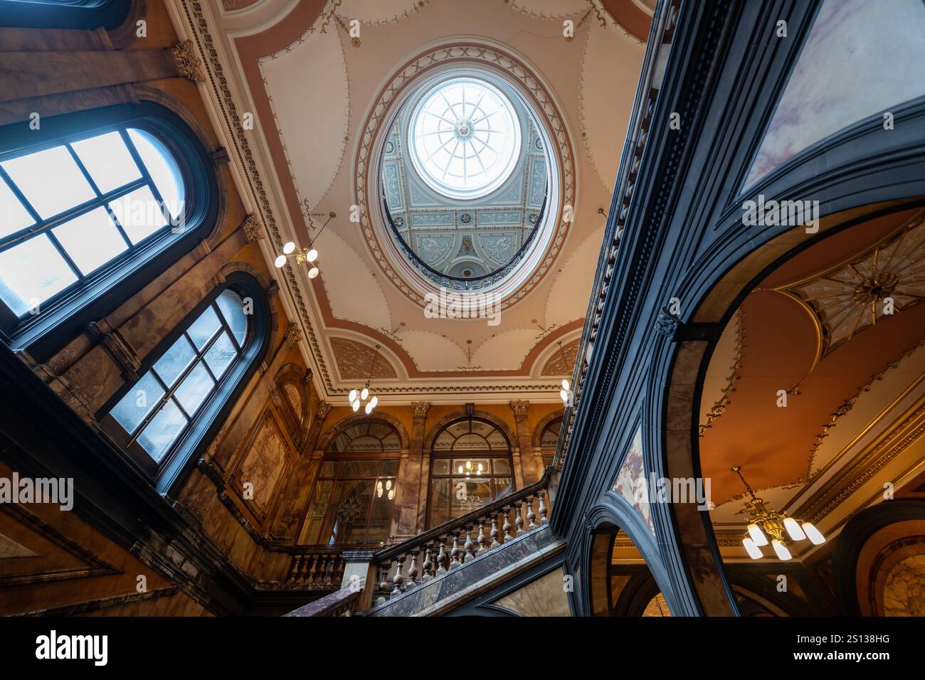 Glasgow, UK - Jul 12, 2024: The Glasgow City Chambers building ...