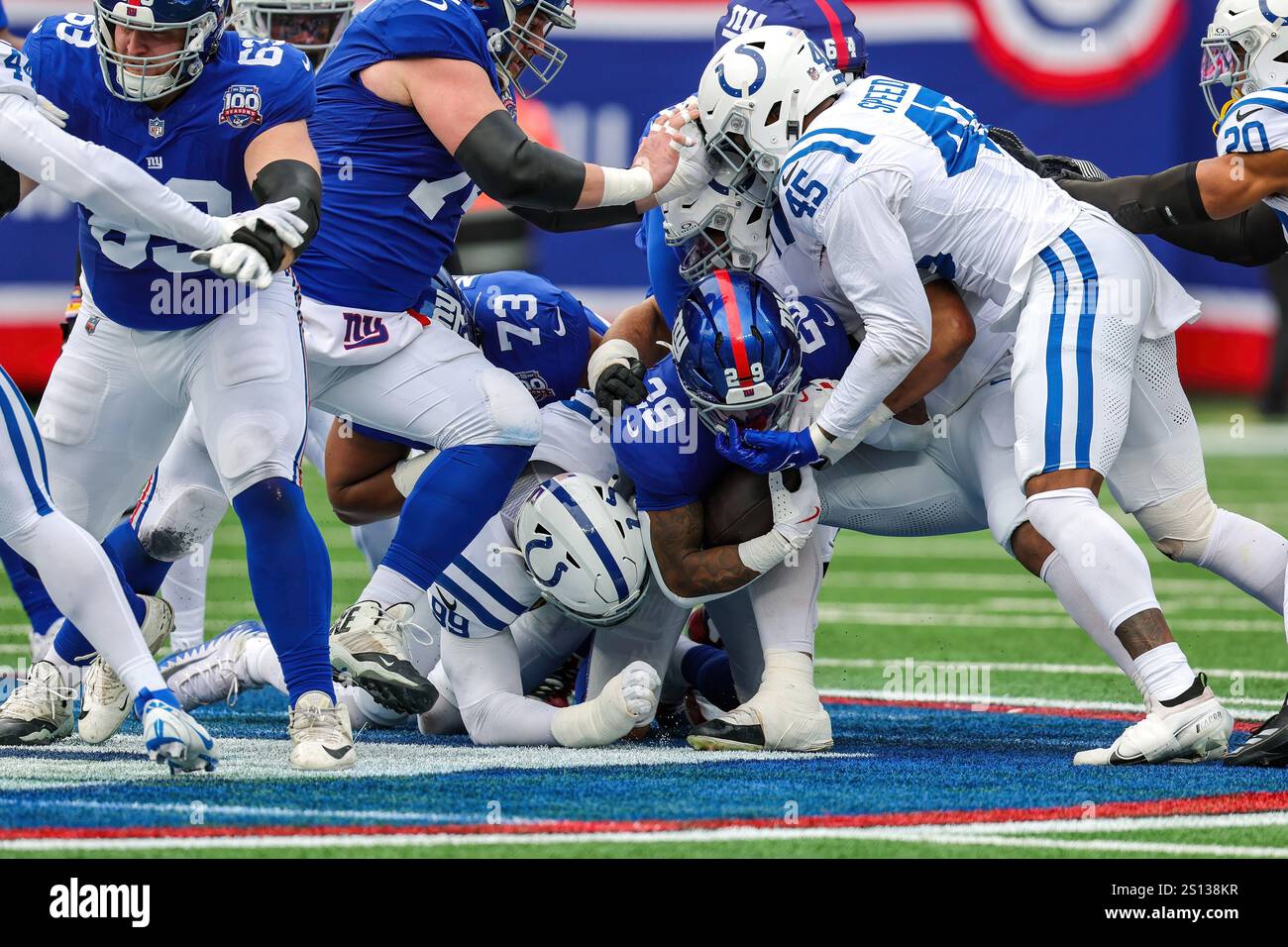 East Rutherford, New Jersey, USA. 29th Dec, 2024. New York Giants ...