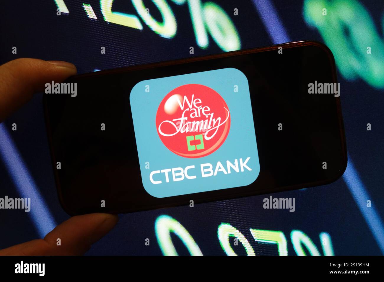 Poland. 25th Dec, 2024. In this photo illustration, the CTBC Financial ...