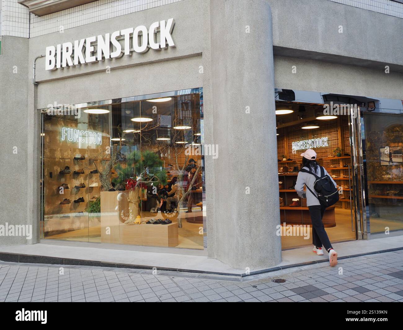 TOKYO, JAPAN - December 29, 2024: A Birkenstock shoe store in Tokyo's ...