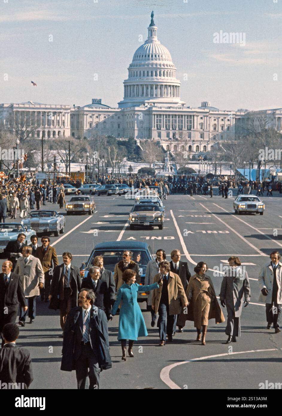 United States President Jimmy Carter and first lady Rosalynn Carter ...