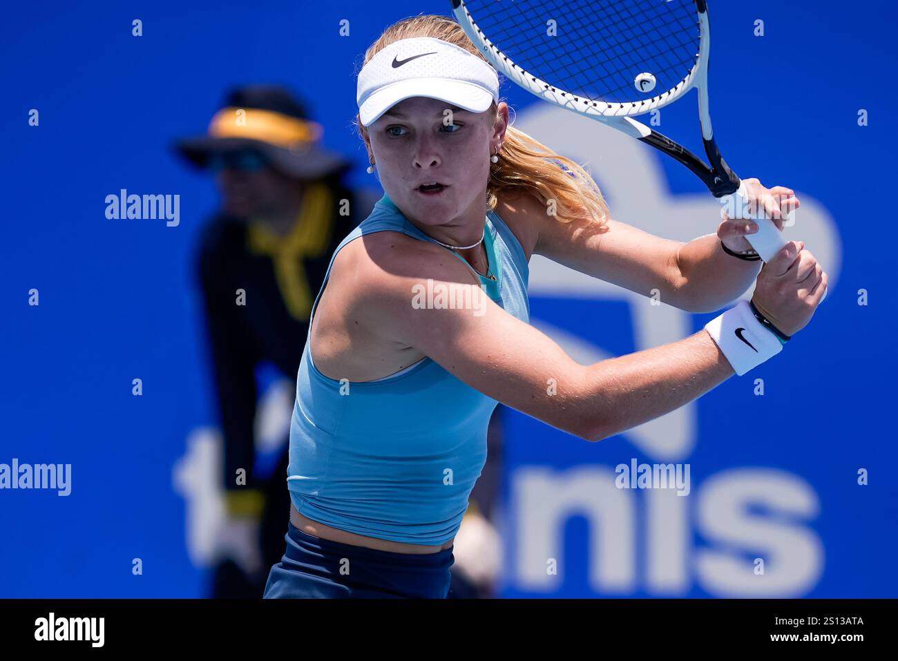 Canberra, Australia; 31st Dec 2024: Emerson Jones of Australia is ...